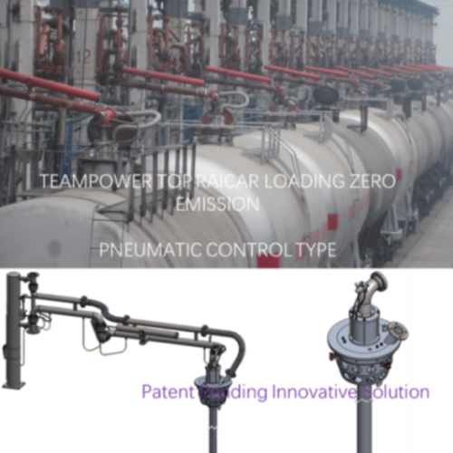 Serial Railcar Automatic Loading Arm with Vapor Recovery Teamlock ...